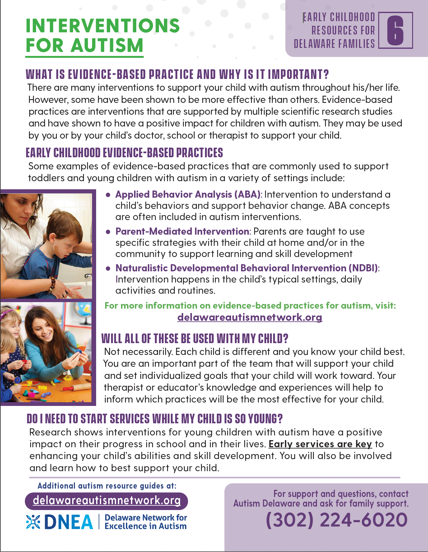 Early Childhood - Delaware Network for Excellence in Autism